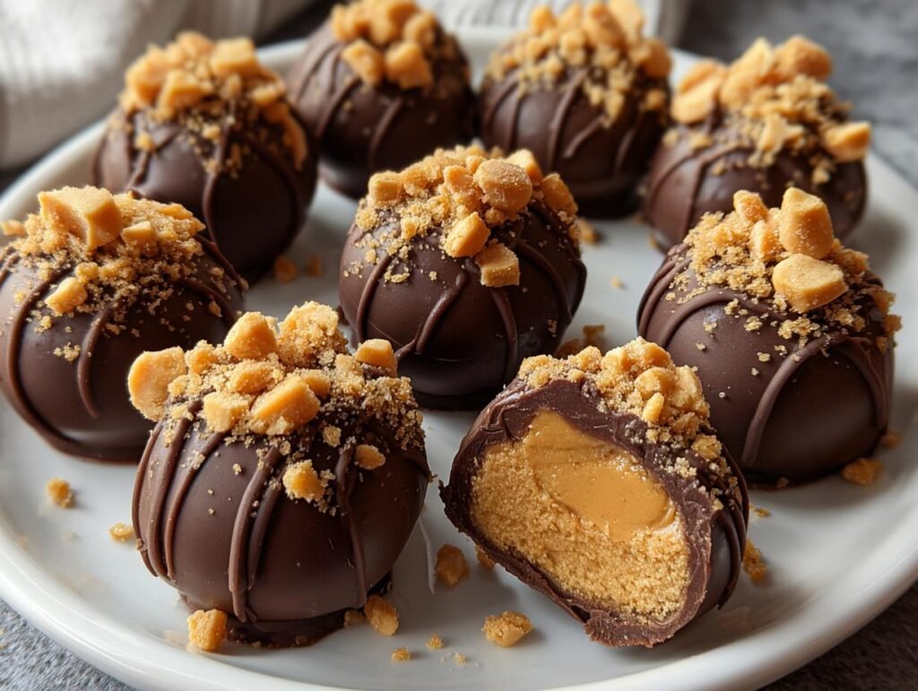 Amazing Peanut Butter Buckeyes Chocolate: 1 Easy Recipe – venyum