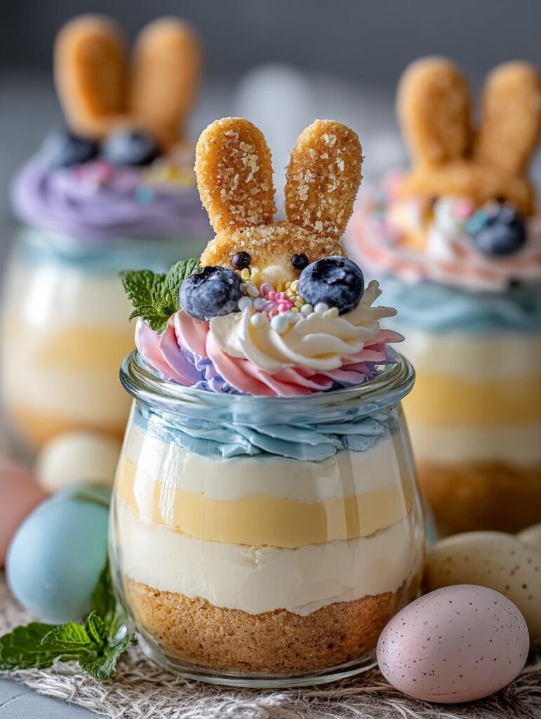 Easter Bunny Cheesecake Parfaits: 6 Layers of Delight – venyum