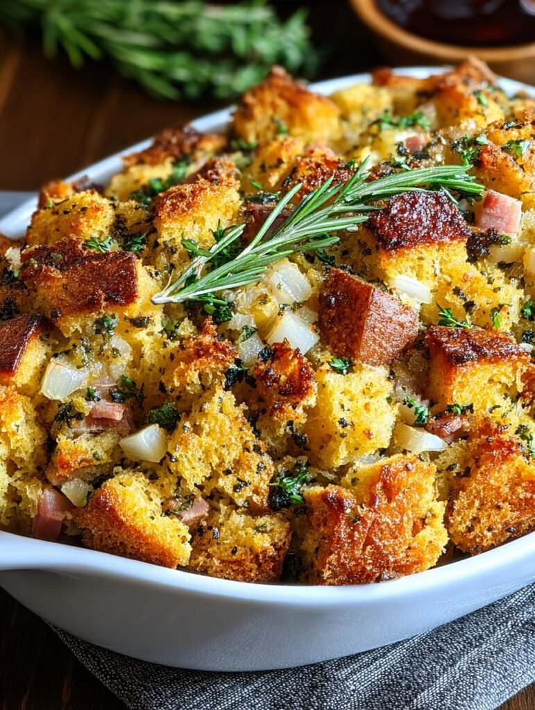 Savory Cornbread Ham Stuffing: A Heartfelt Holiday Delight – venyum